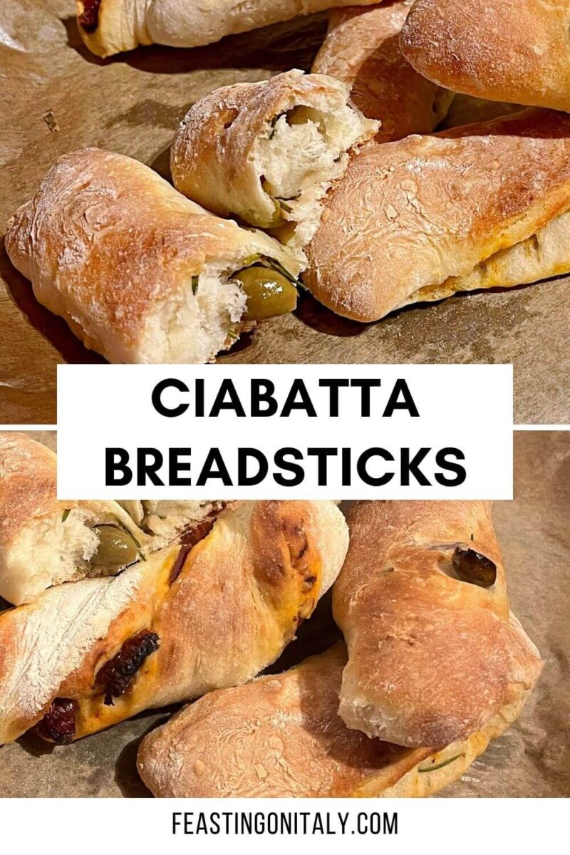 Ciabatta Breadsticks - Feasting on Italy