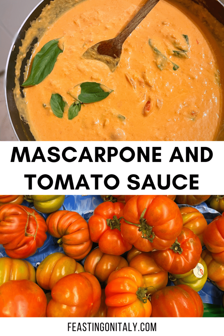 Mascarpone and Tomato Sauce - Feasting on Italy