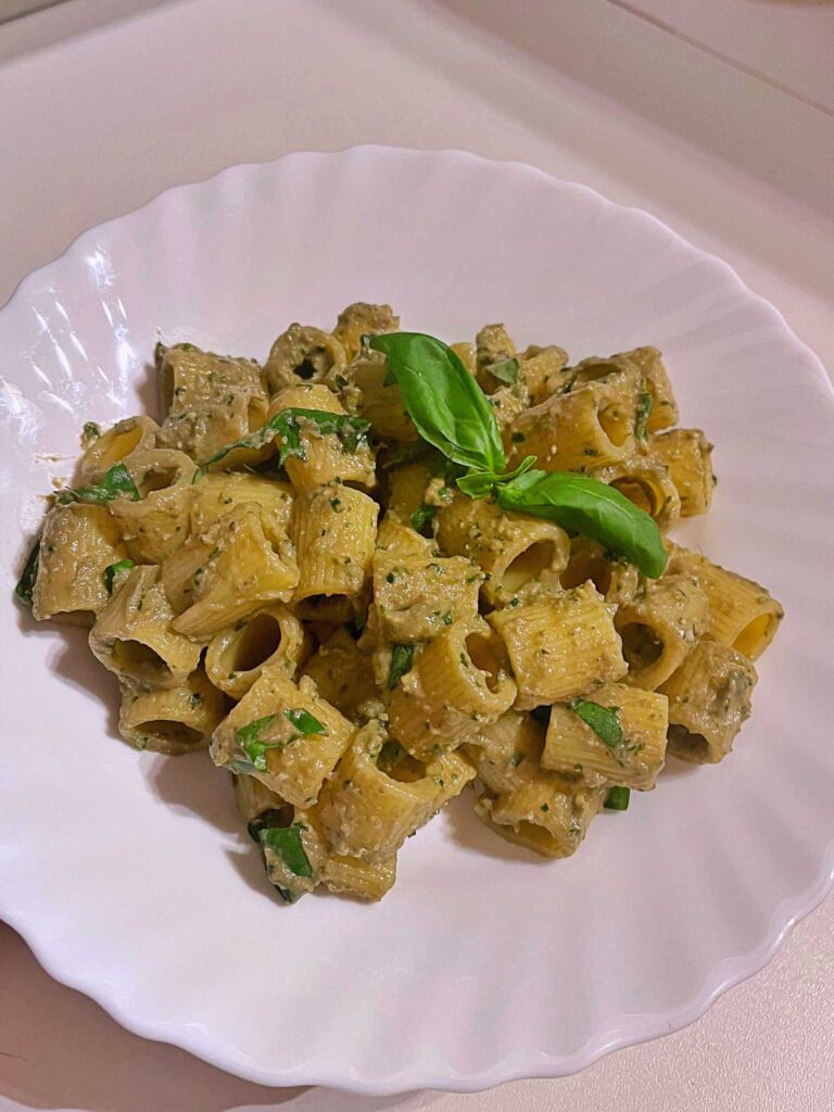 Eggplant Pesto Pasta - Feasting on Italy